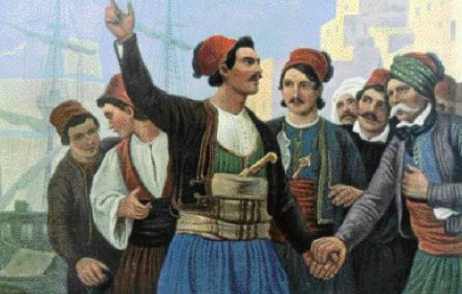 Βαθύ Κόκκινο | Σαν σήμερα το 1821 οι πρόκριτοι και εφοπλιστές της Ύδρας ...